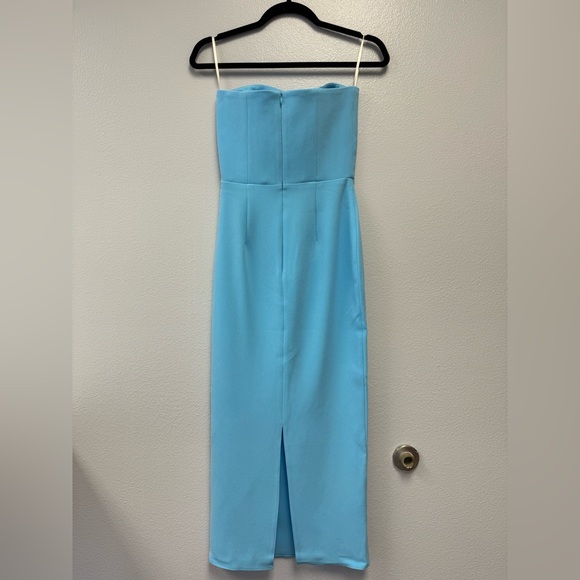 Alex Perry | Dresses | Alex Perry Callan Strapless Stretch Crepe Midi ...